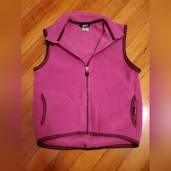 MEC | Jackets & Coats | Mec Polar Vest Pink For Kids Girl Size 5 Cozy ...